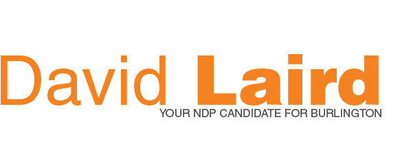 David Laird, Your NDP Candidate for Burlington